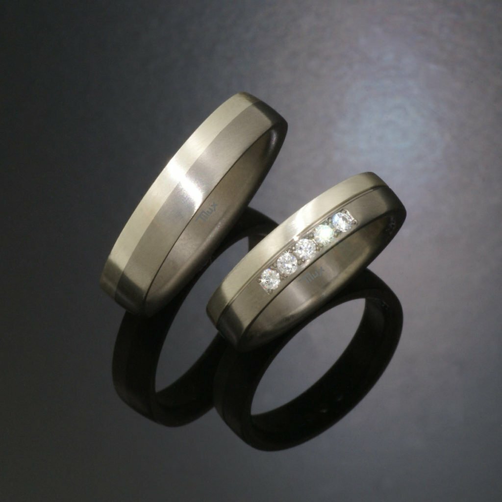 Titanringe - Forlovelses- og vielsesringe titanium - Køb online